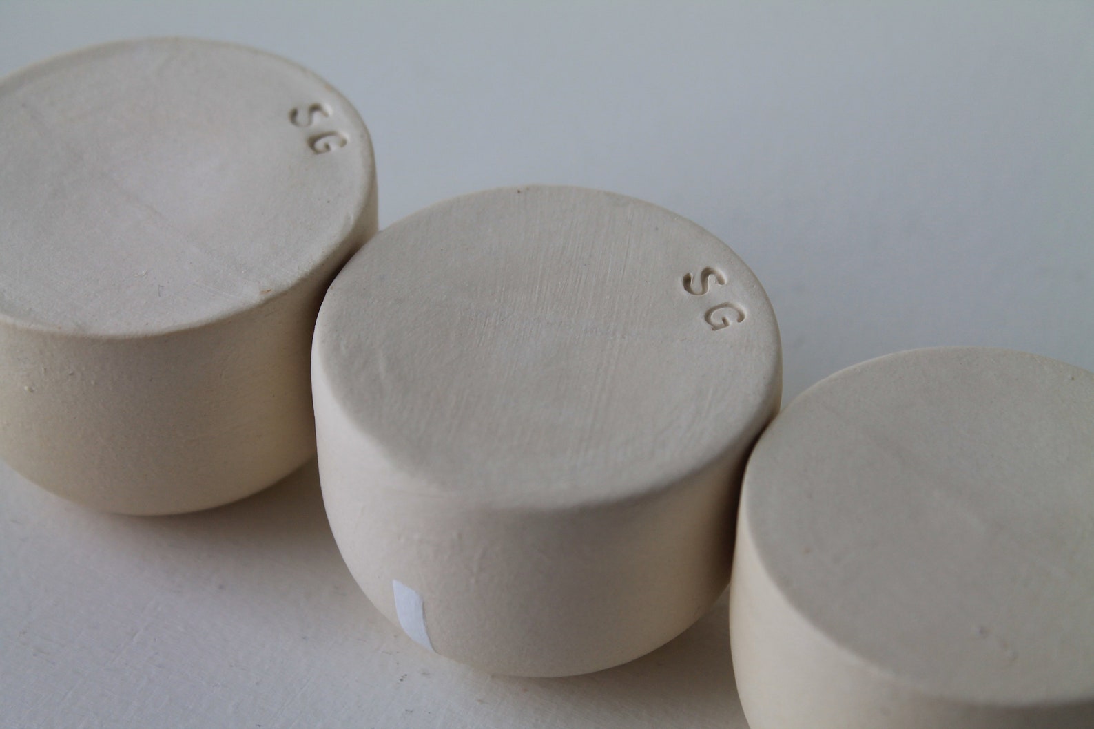 White Line Ceramic Match Striker With Matches - Etsy