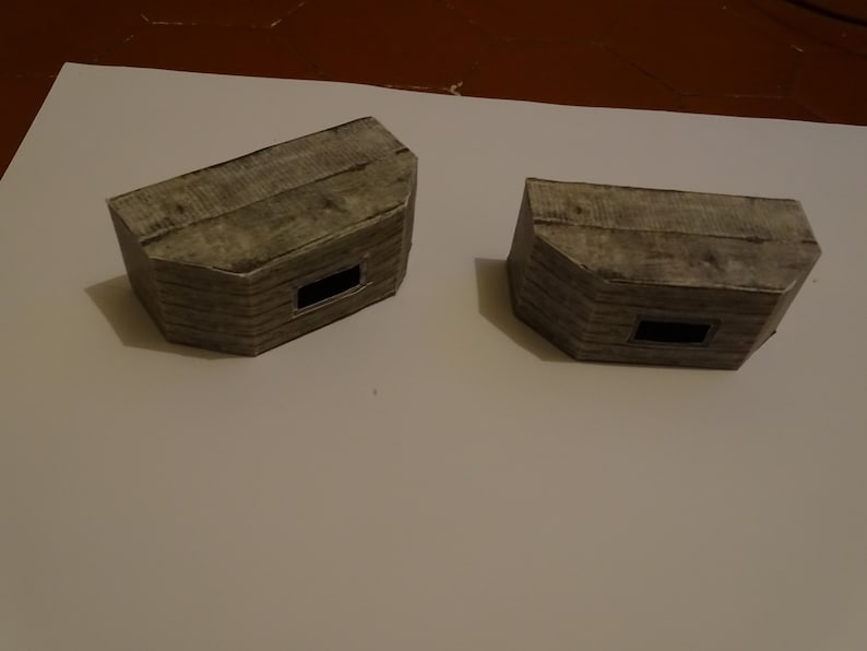 Templates for Paper Models of a Regelbau 667 Bunker at the 1:72nd Scale ...