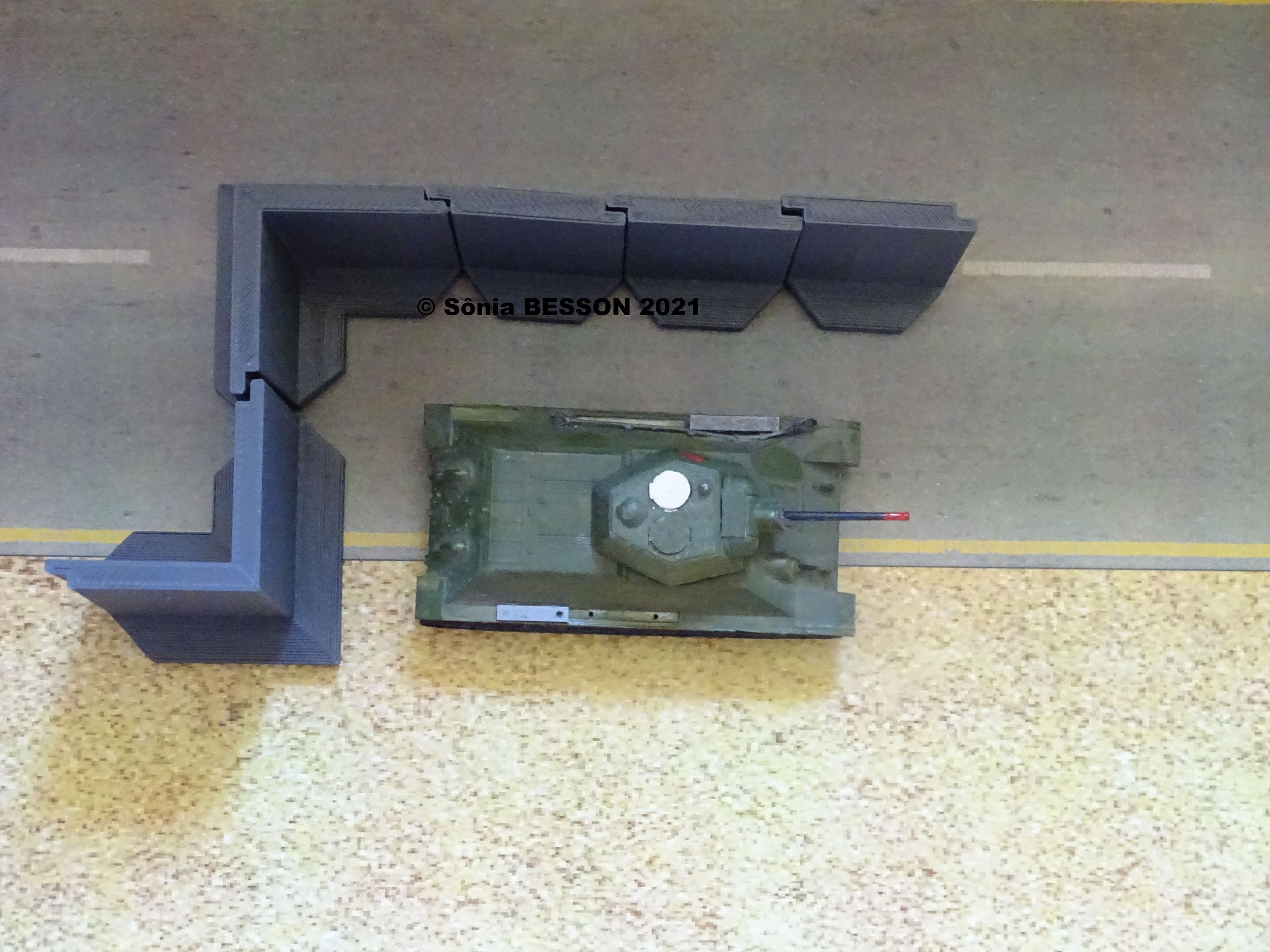 Stl Files for Models at the 1:72nd Scale ( 25 Mm ) of Blast-walls Type ...