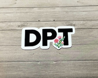 DPT Doctor of Physical Therapy Sticker Physical Therapist - Etsy