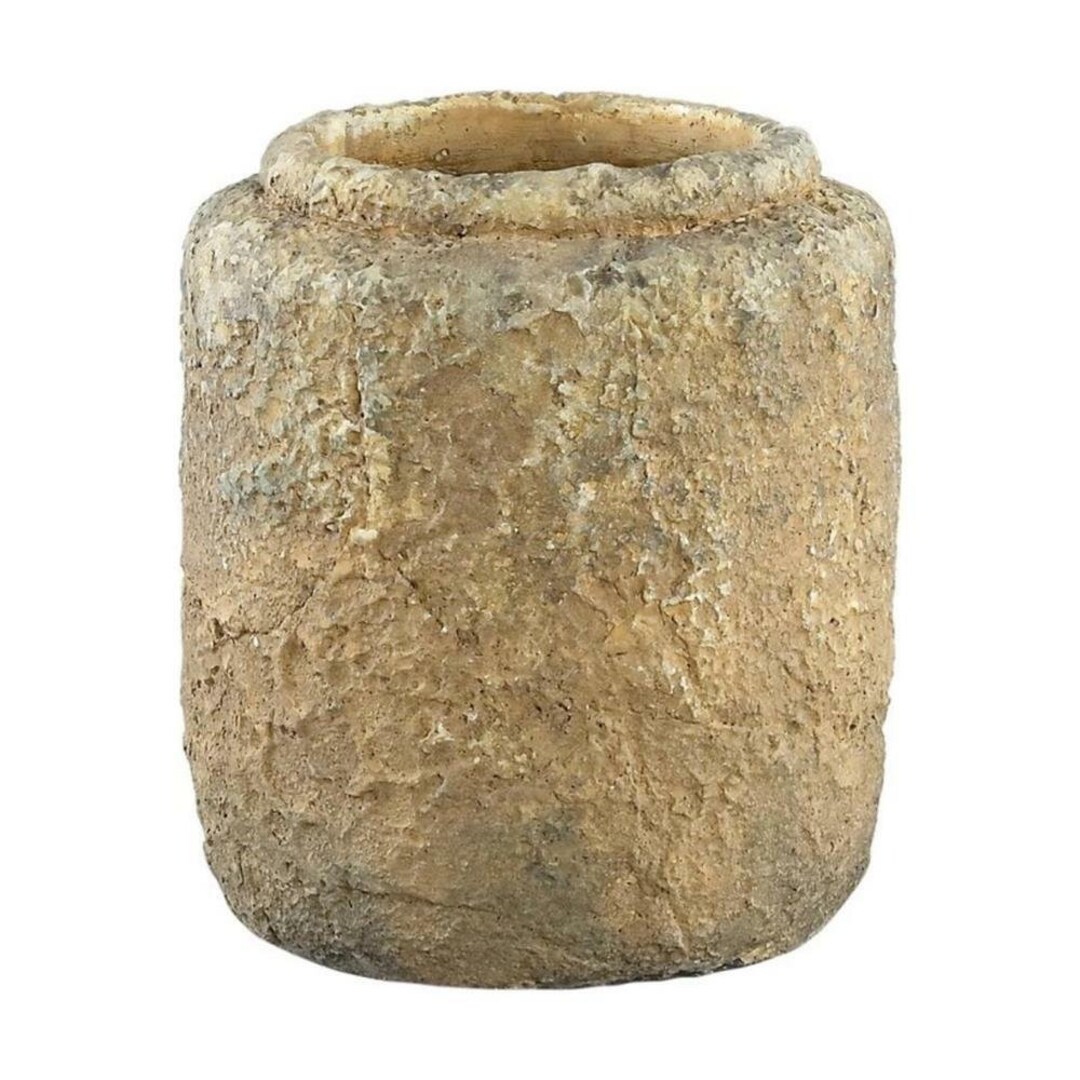 Rustic Vase | Stone Vase |concrete Vase | Textured Vase | Cream Vase ...