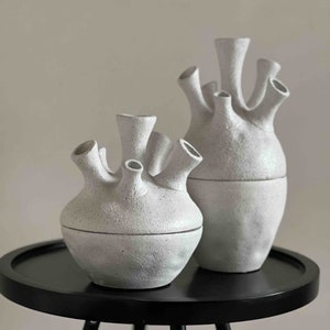 Multiple Openings Bud Vase, White Vase, Nordic Vase, Scandi Vase ...