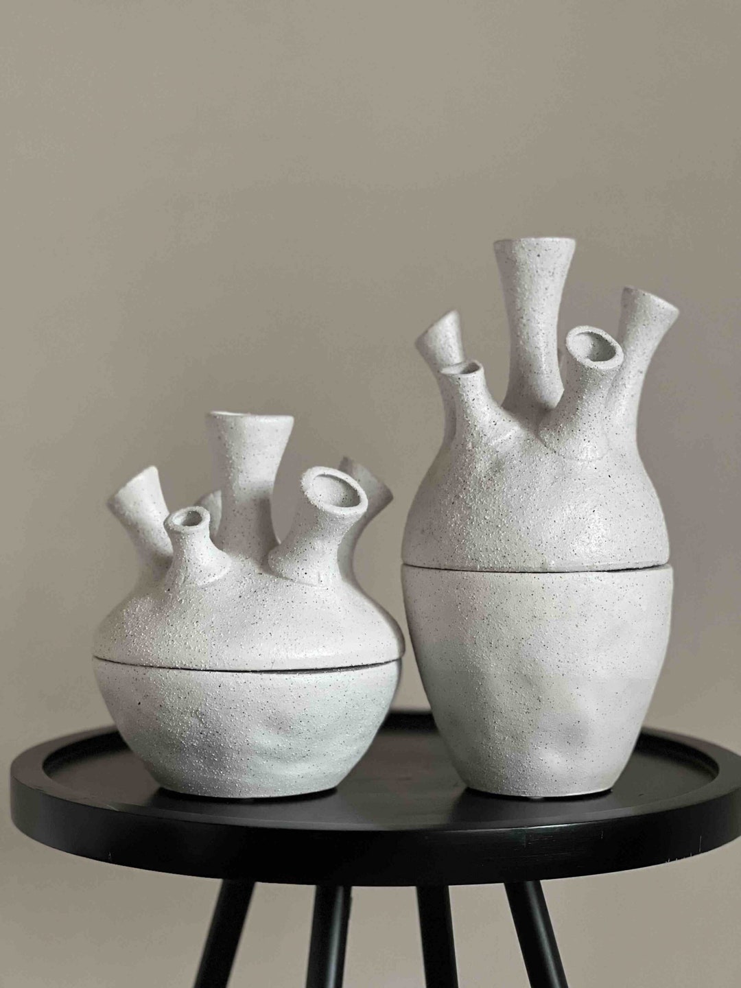 Multiple Openings Bud Vase, White Vase, Nordic Vase, Scandi Vase ...