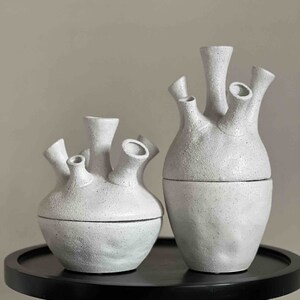 Multiple Openings Bud Vase, White Vase, Nordic Vase, Scandi Vase ...