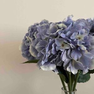 Faux Blue Hydrangea, Artificial Hydrangea, Faux Flowers, Artificial ...