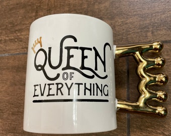 Queen of Everything Coffee Mug - Etsy