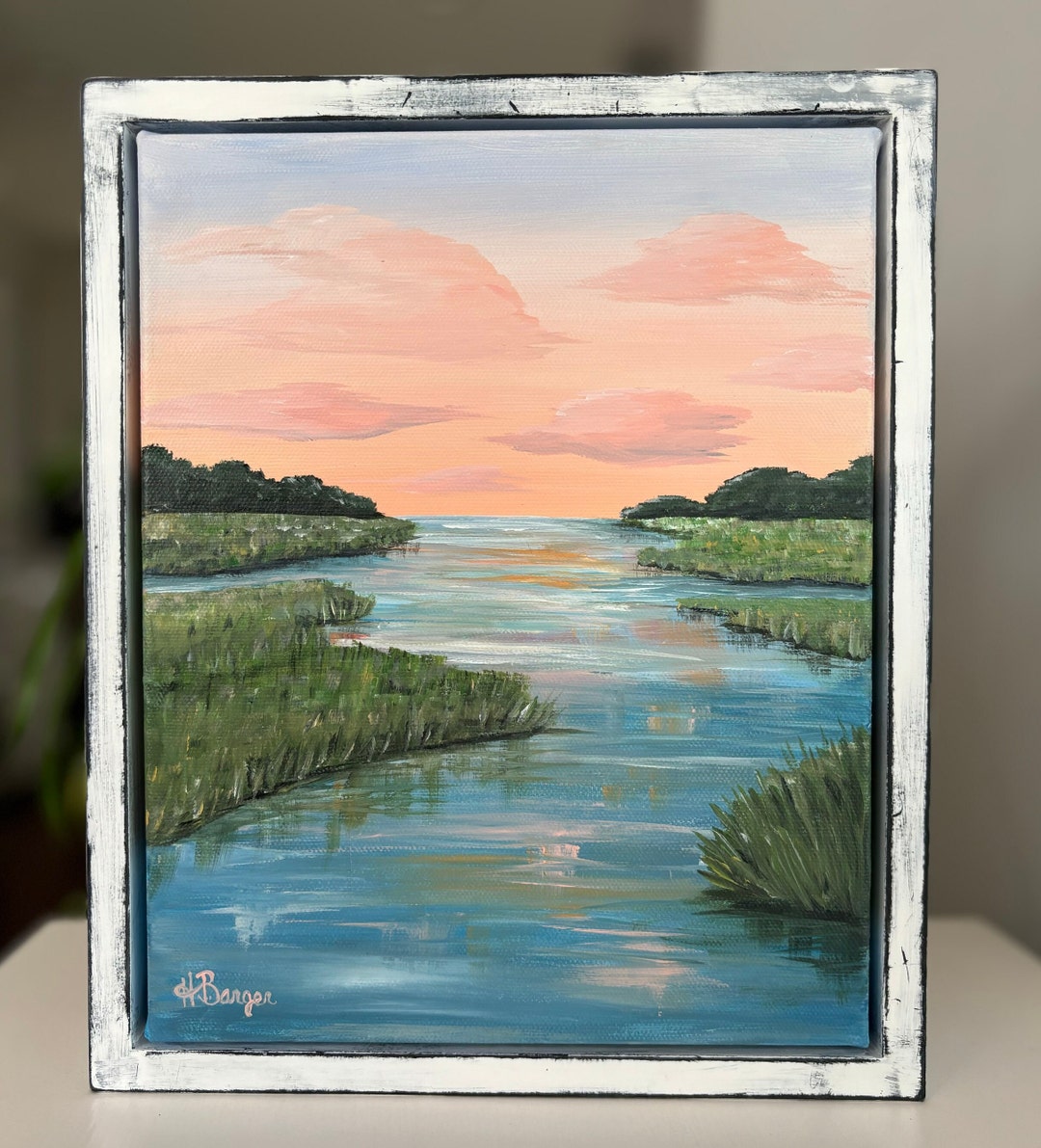 Original Low Country Marsh Painting, 8"x10", South Carolina Art ...