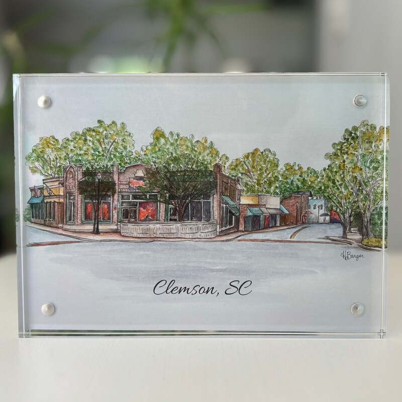 Clemson Art - Etsy