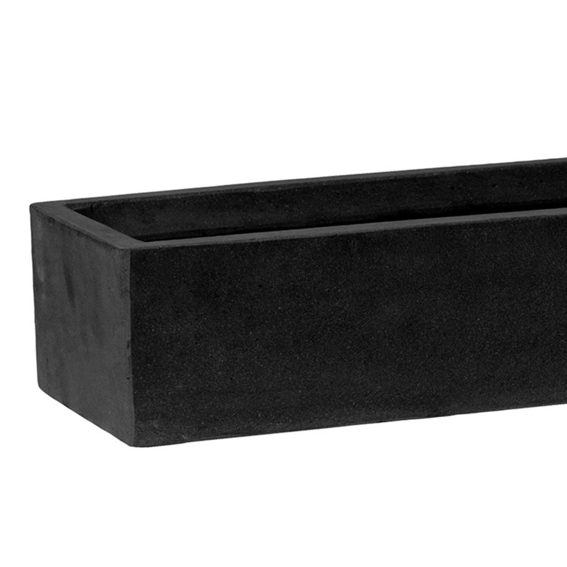 Pottery Pots Black Rectangular Planter - Etsy