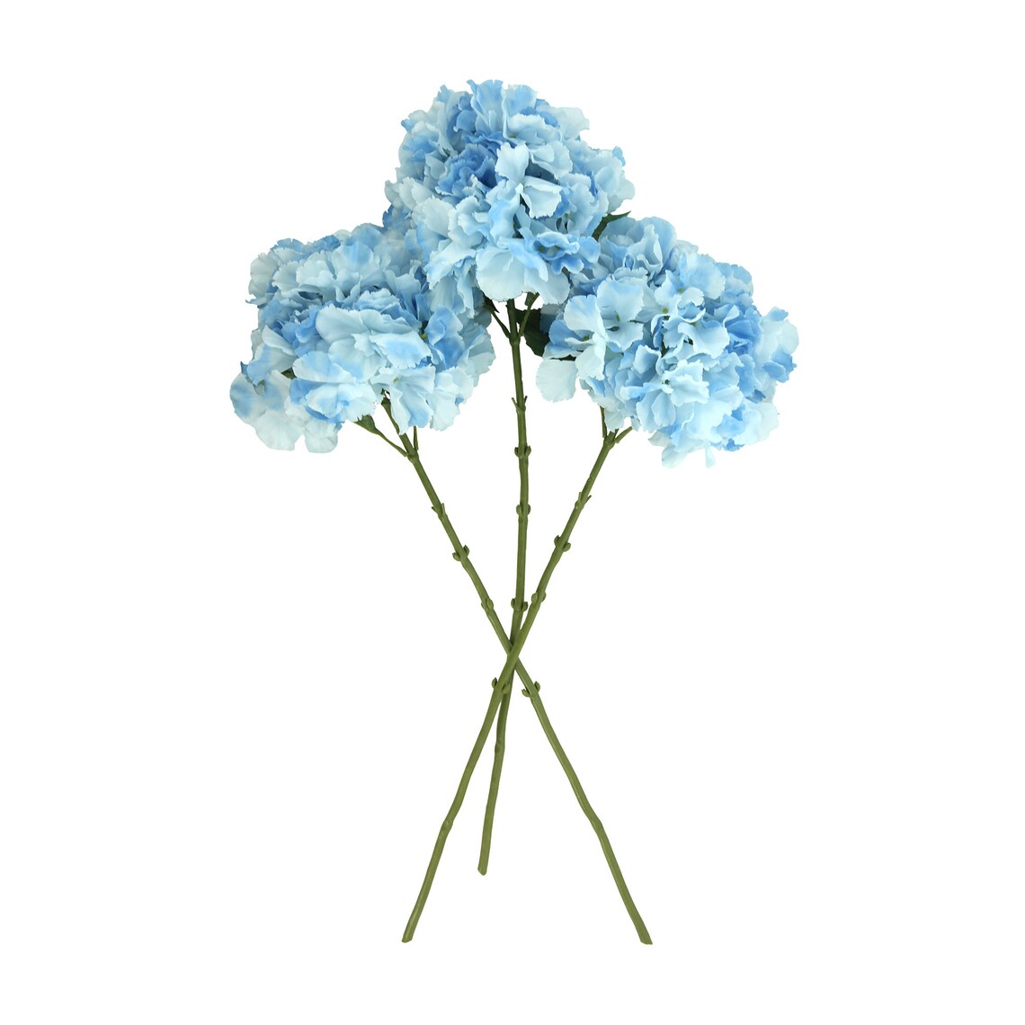Blue Hydrangea Floral Stem (set of 3) - Etsy