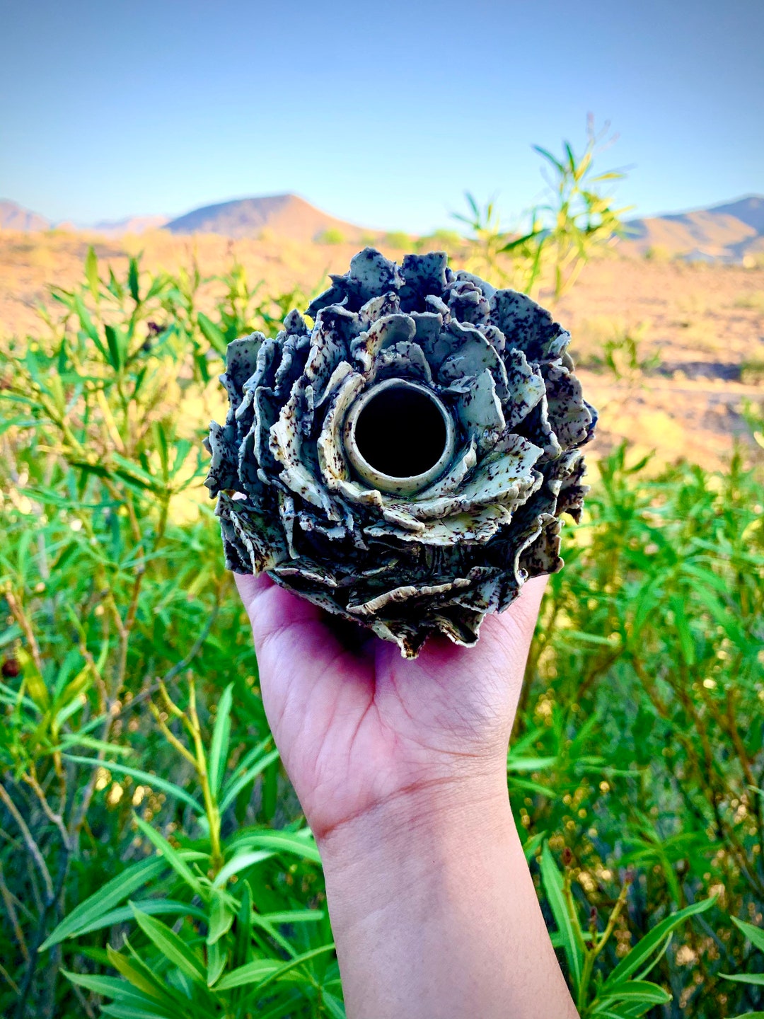 Rose Vase, Bud Vase, Single Rose Vase, Pottery Vase, Floral Vase ...