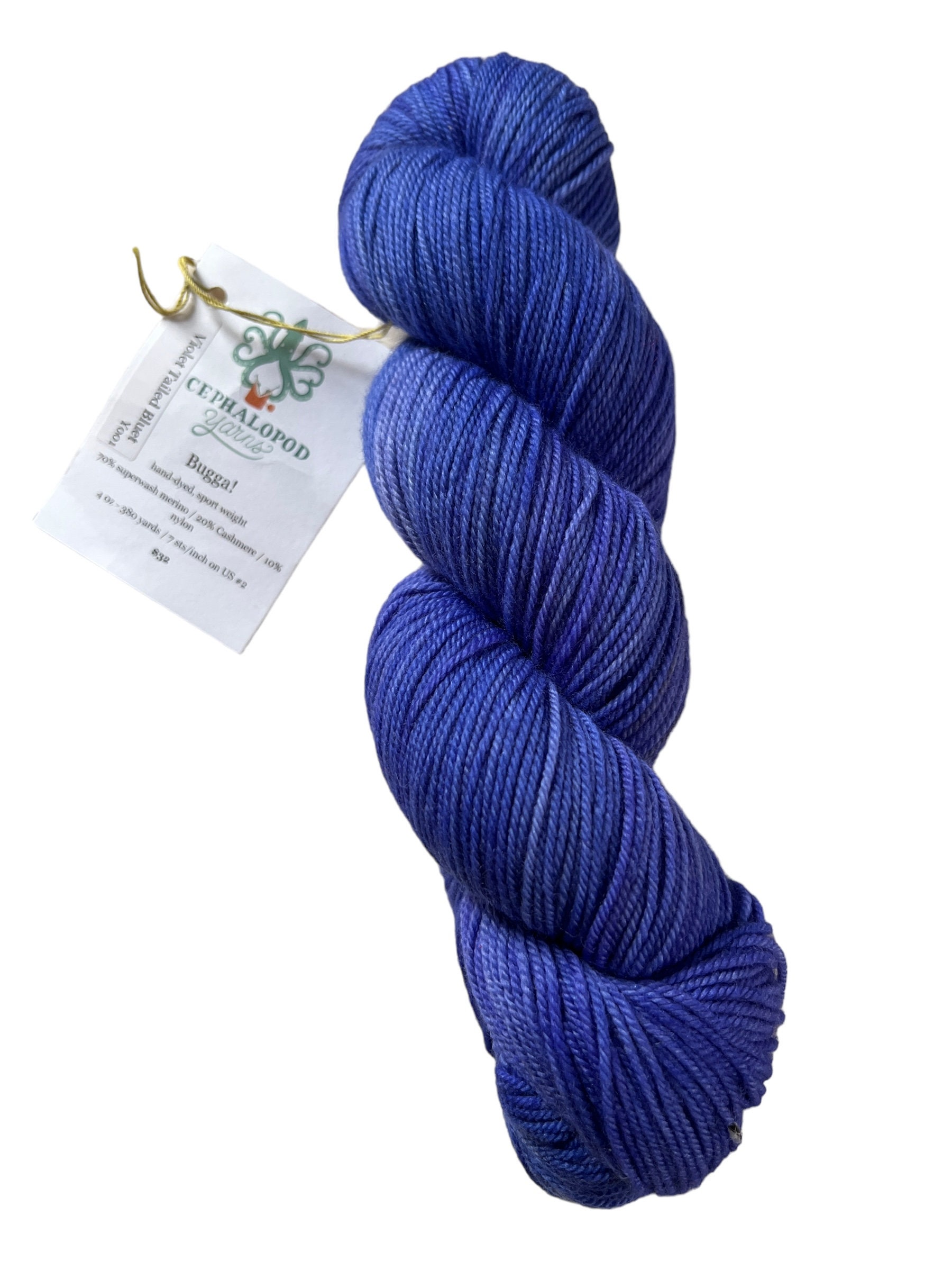 Handpainted Sport Weight Yarn: Bugga, Superwash Merino & Cashmere Yarn ...