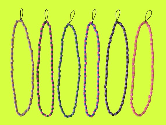 Colorful Cell Phone Chain Colorful Smartphone Chain Cell | Etsy