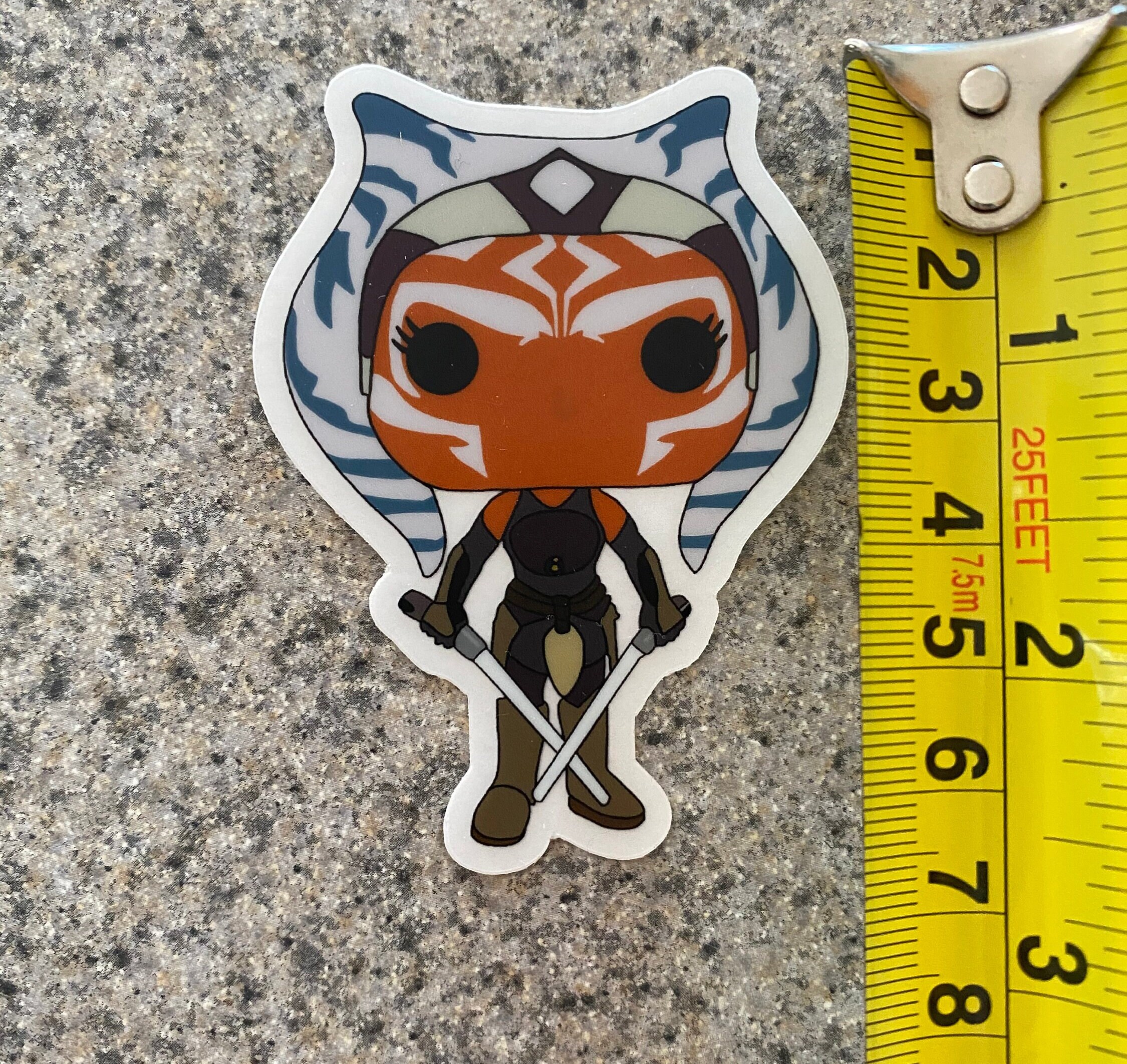 Ahsoka Tano Sticker | Etsy
