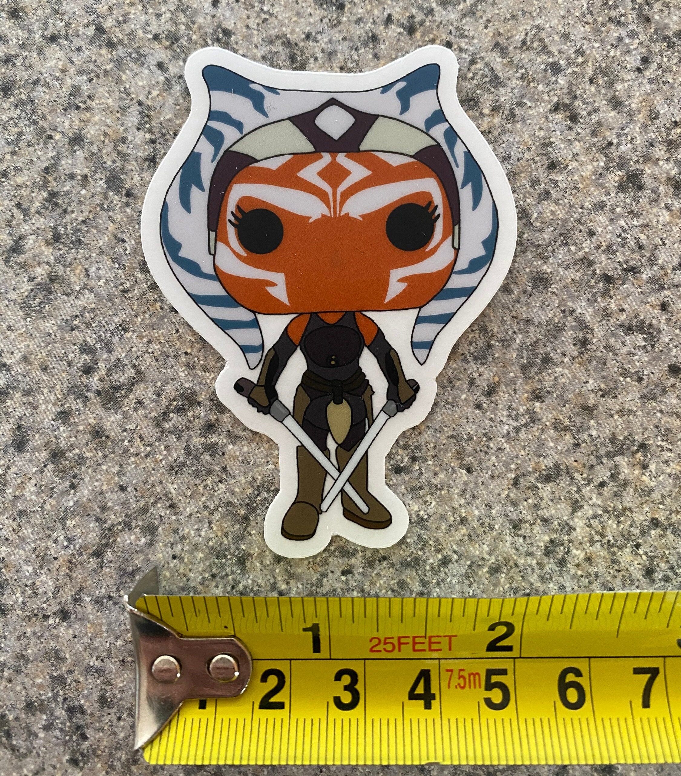 Ahsoka Tano Sticker | Etsy