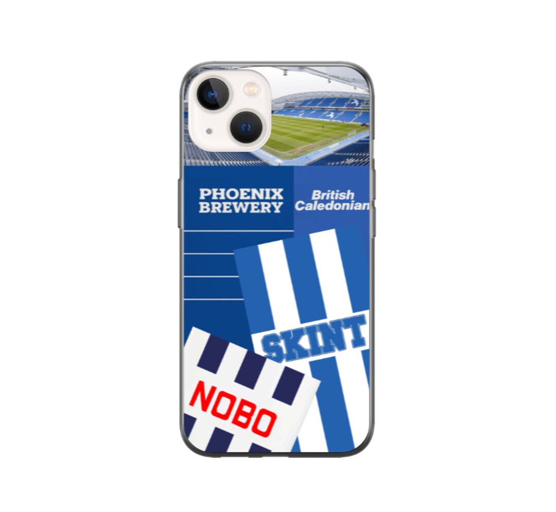 Brighton Retro Football Shirt Collage Protective Premium Rubber ...