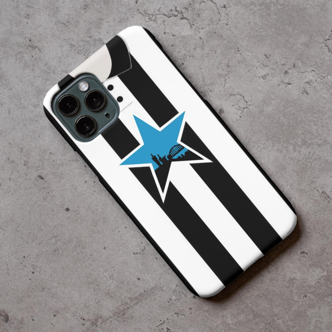 Newcastle U Retro Football Shirt Protective Premium Rubber Silicone ...