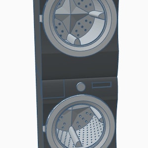 STL File, Dollhouse Miniature Washer Dryer Set, 3D Object - Etsy