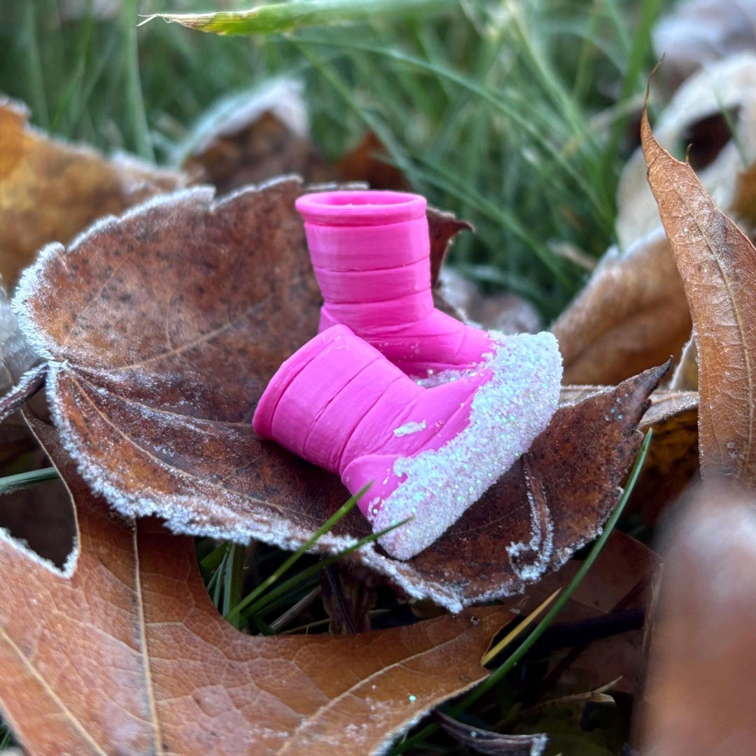 Dollhouse Miniature Snowy Boots - Etsy