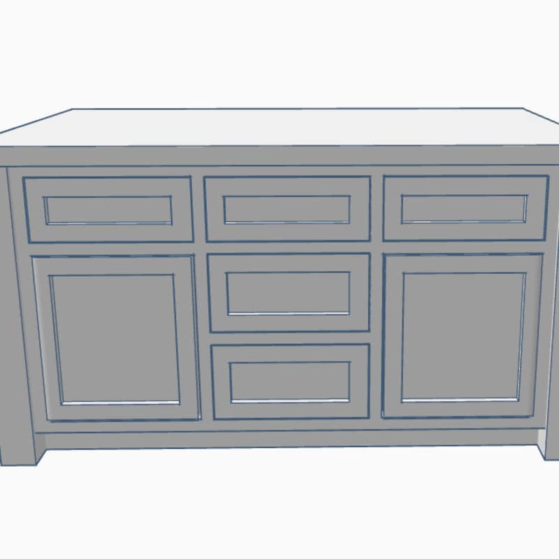 Kitchen Doll House Island - Etsy