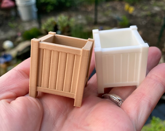 Dollhouse Miniatures Planter Boxes - Etsy
