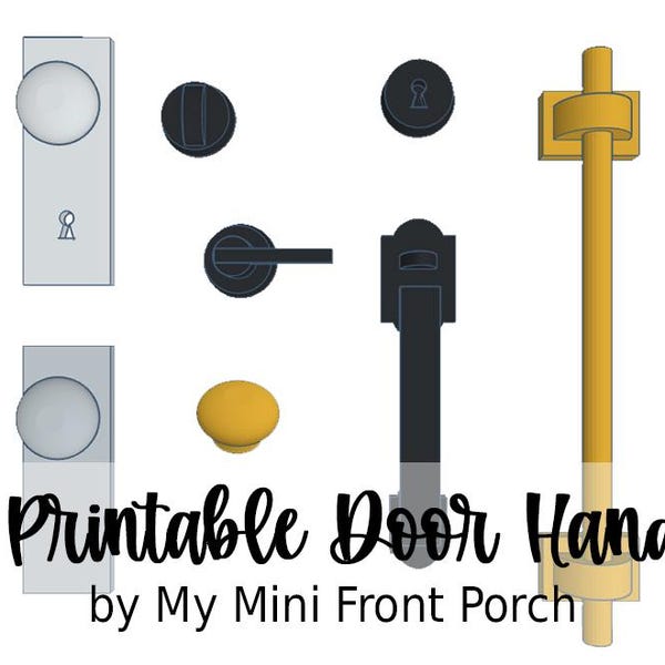 3d Printed Door Knobs - Etsy