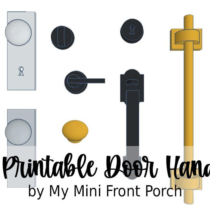 Dollhouse Doors Stl File - Etsy