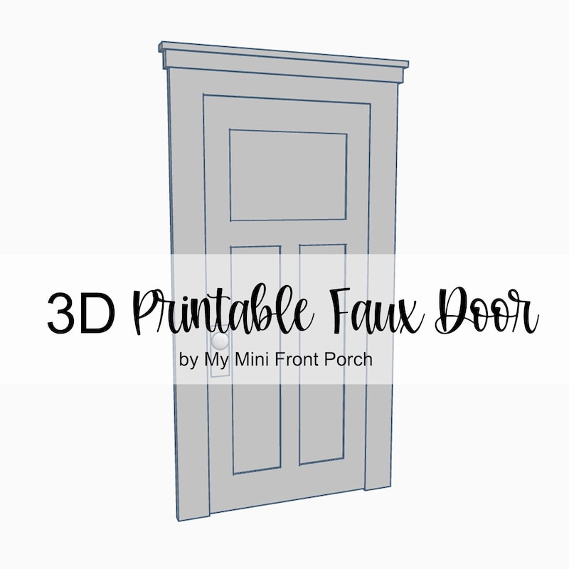 Fake Doors for Dollhouses - Etsy