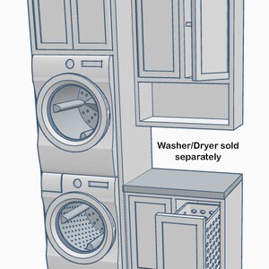 STL File, Dollhouse Miniature, Laundry Room Cabinets, 3D Objects - Etsy