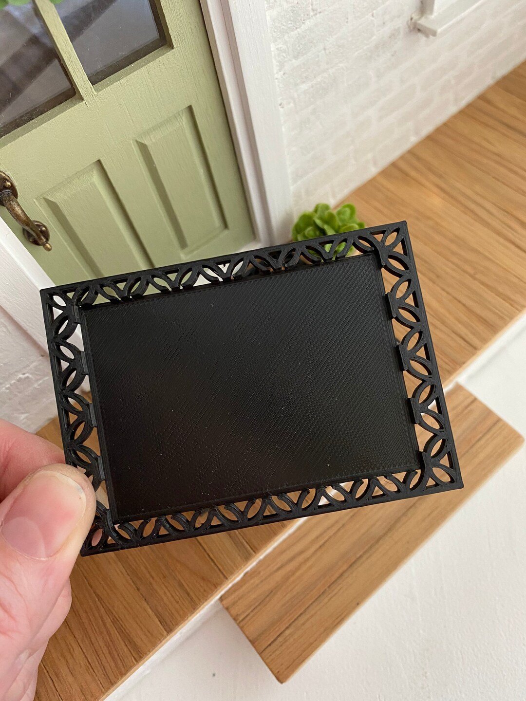 Dollhouse Miniatures “rubber” Lattice Doormat Border - Etsy