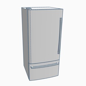 STL File, Dollhouse Miniature Refrigerator, 3D Object - Etsy