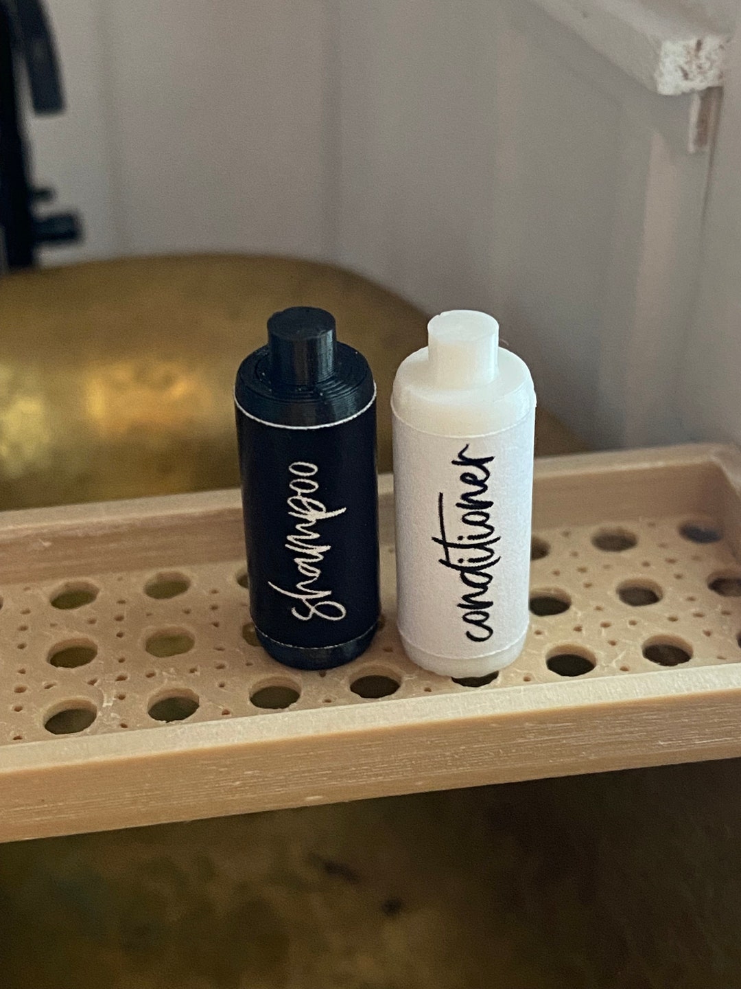 Dollhouse Miniature Shampoo and Conditioner - Etsy