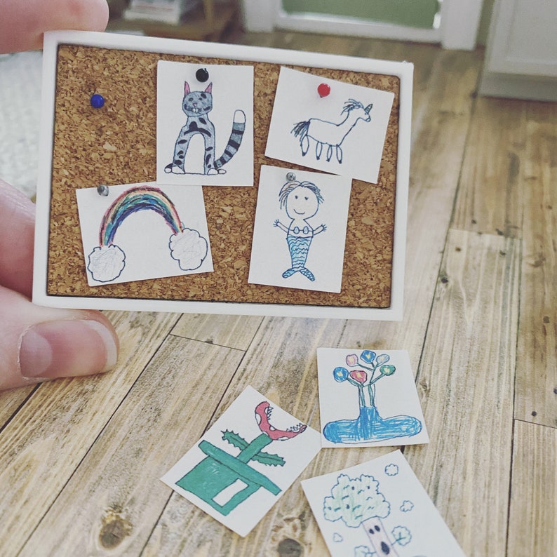 Dollhouse Miniature Pin Board - Etsy