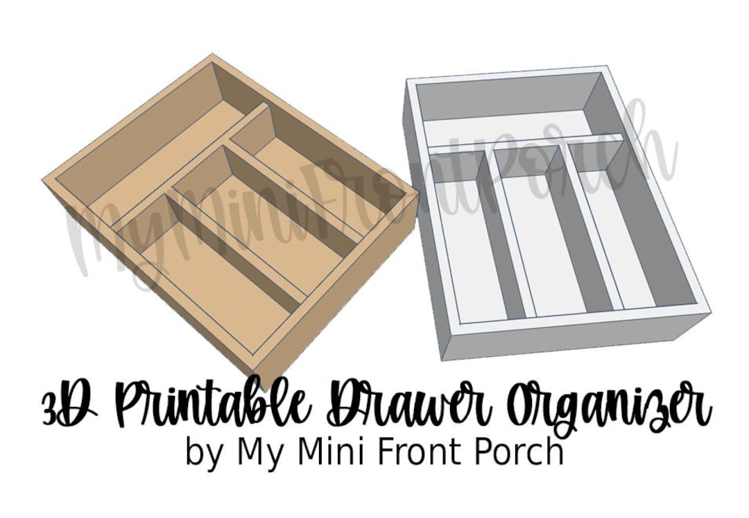 STL File, Dollhouse Miniature Drawer Organizer, 3D Object - Etsy