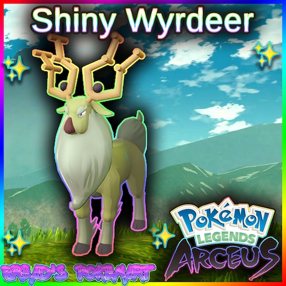 Shiny Wyrdeer alpha best Stats // Pokemon Legends: Arceus | Etsy
