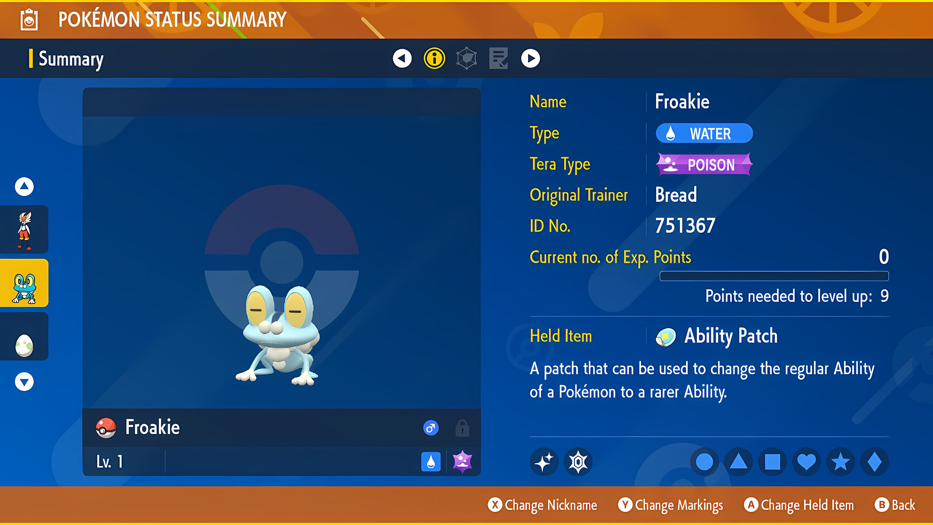 Shiny Froakie