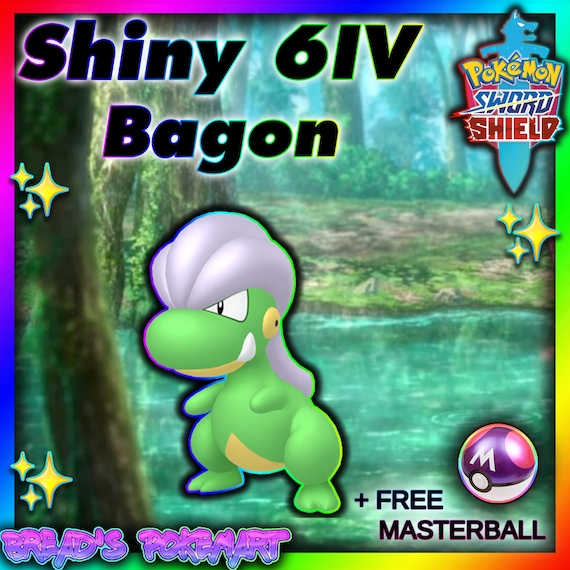 Pokemon Sword and Shield // BAGON Ultra SHINY 6IV Pokemon // - Etsy