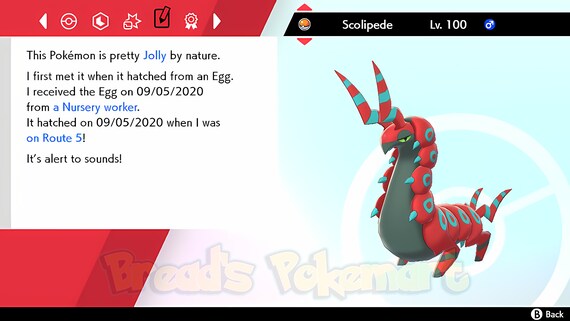 Shiny Scolipede