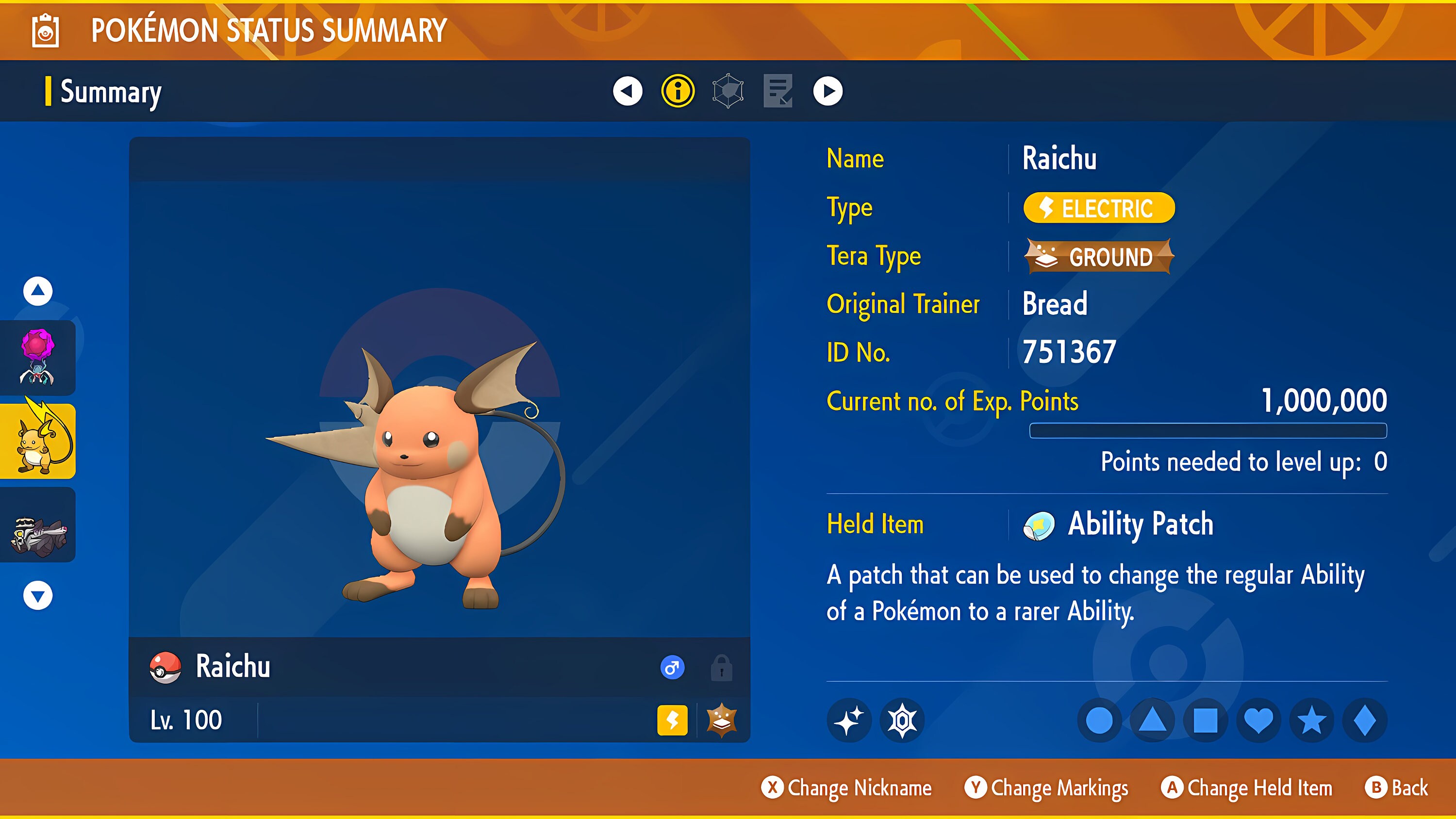 Shiny Raichu Pixelmon