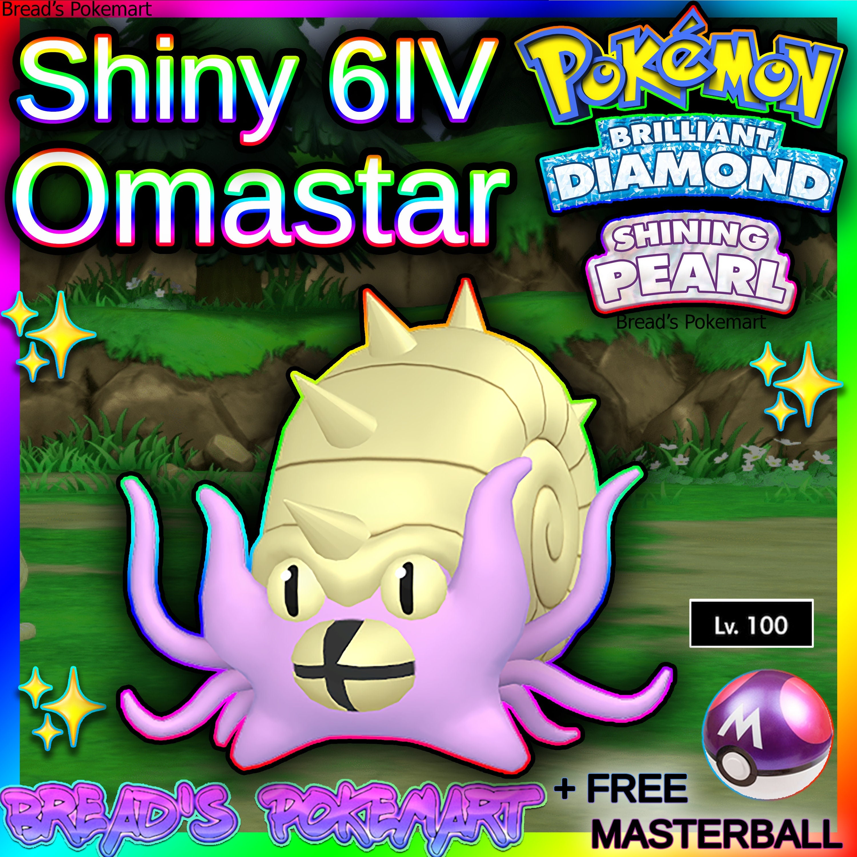 Shiny Omastar