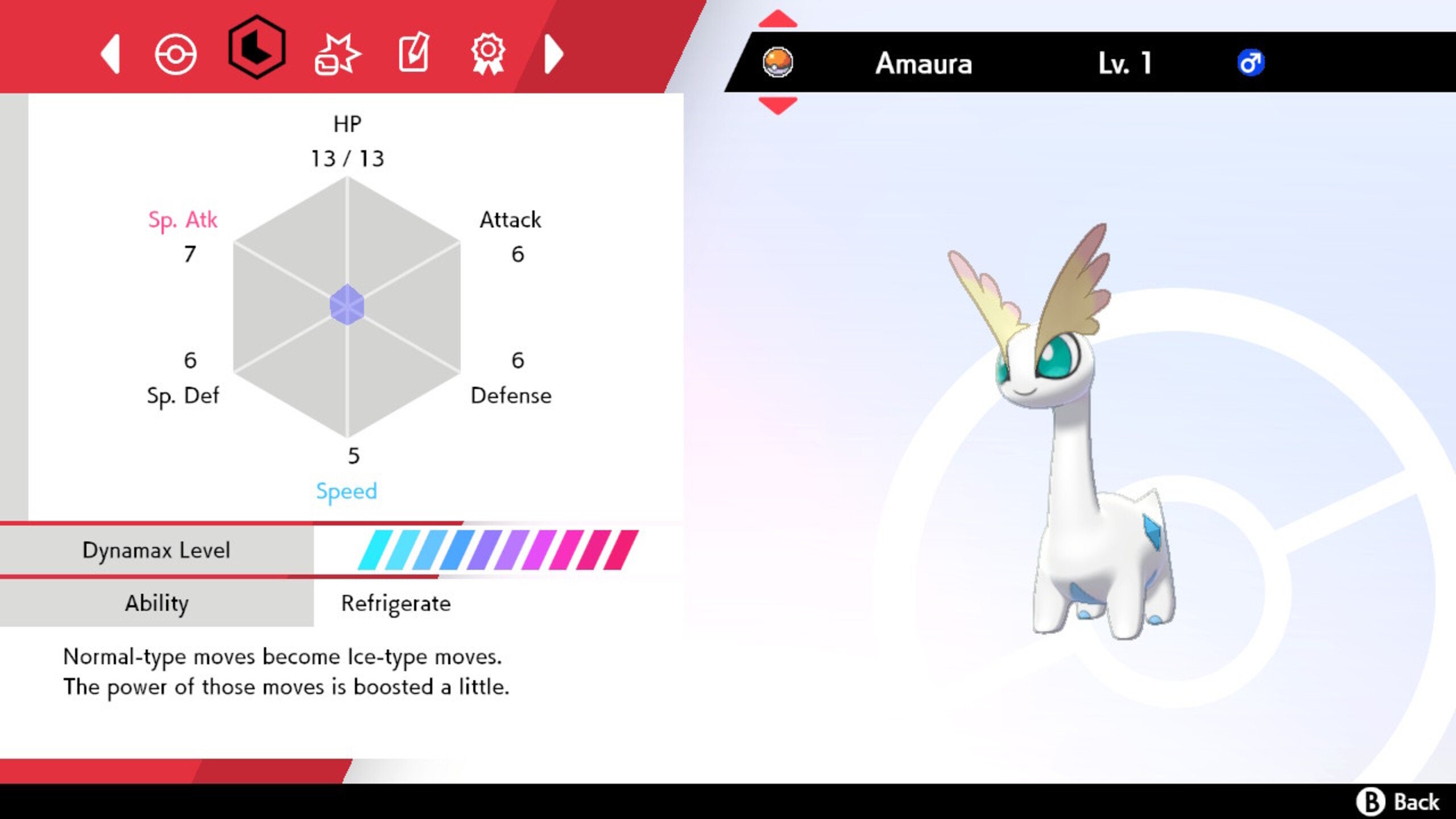 Pokemon Shiny Amaura