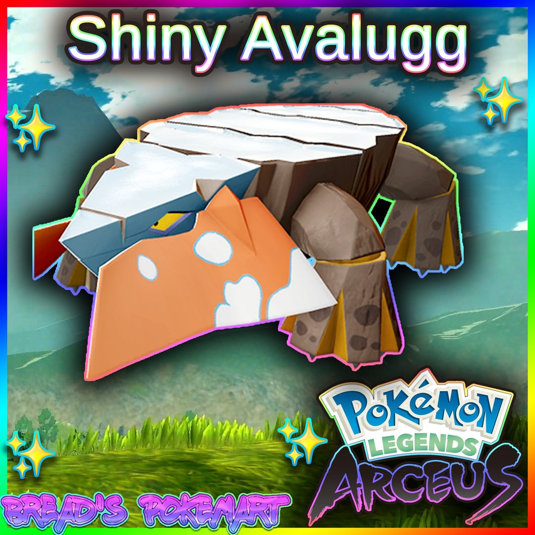 Shiny Avalugg alpha best Stats // Pokemon Legends: Arceus - Etsy