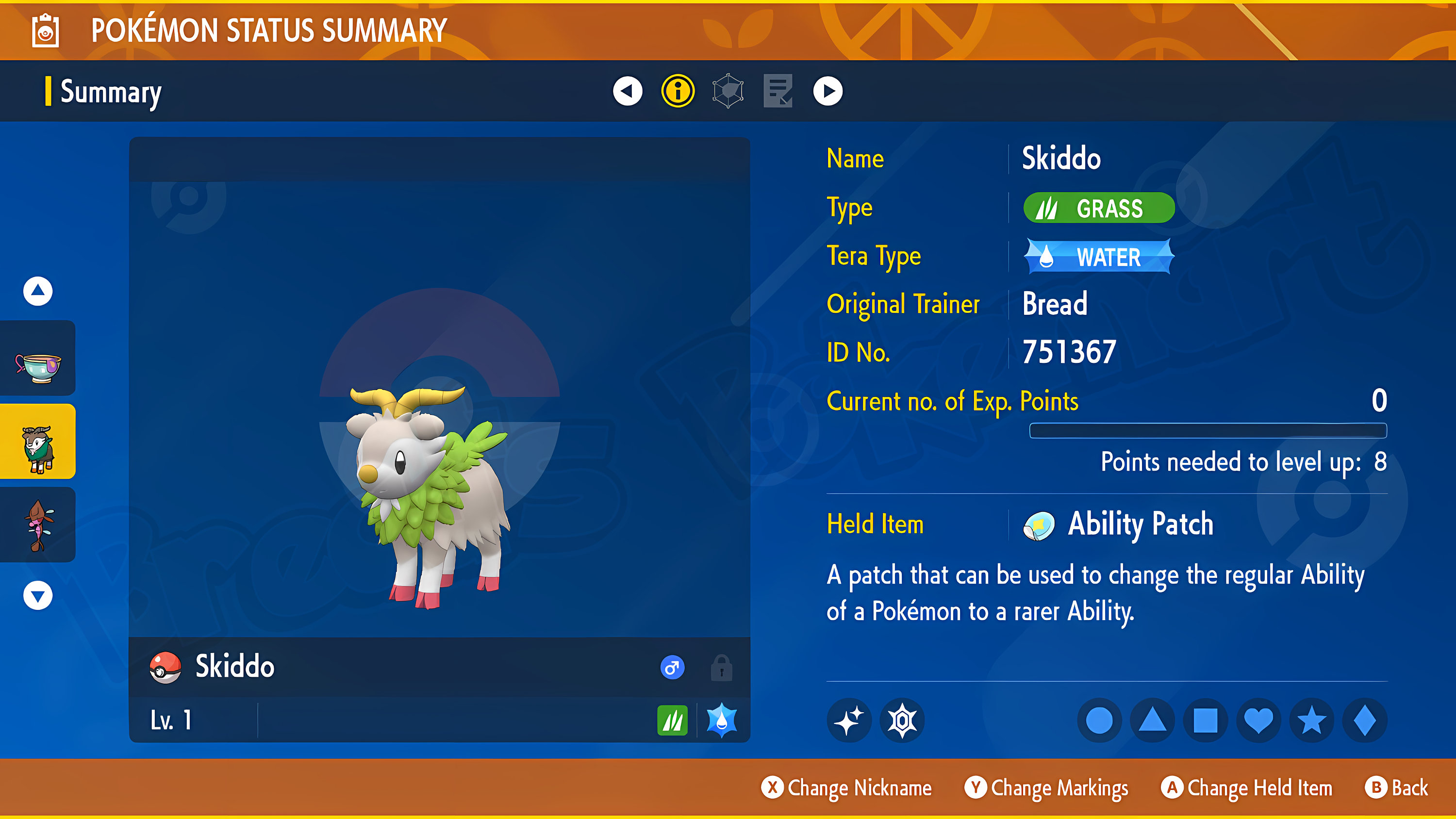 Shiny Skiddo
