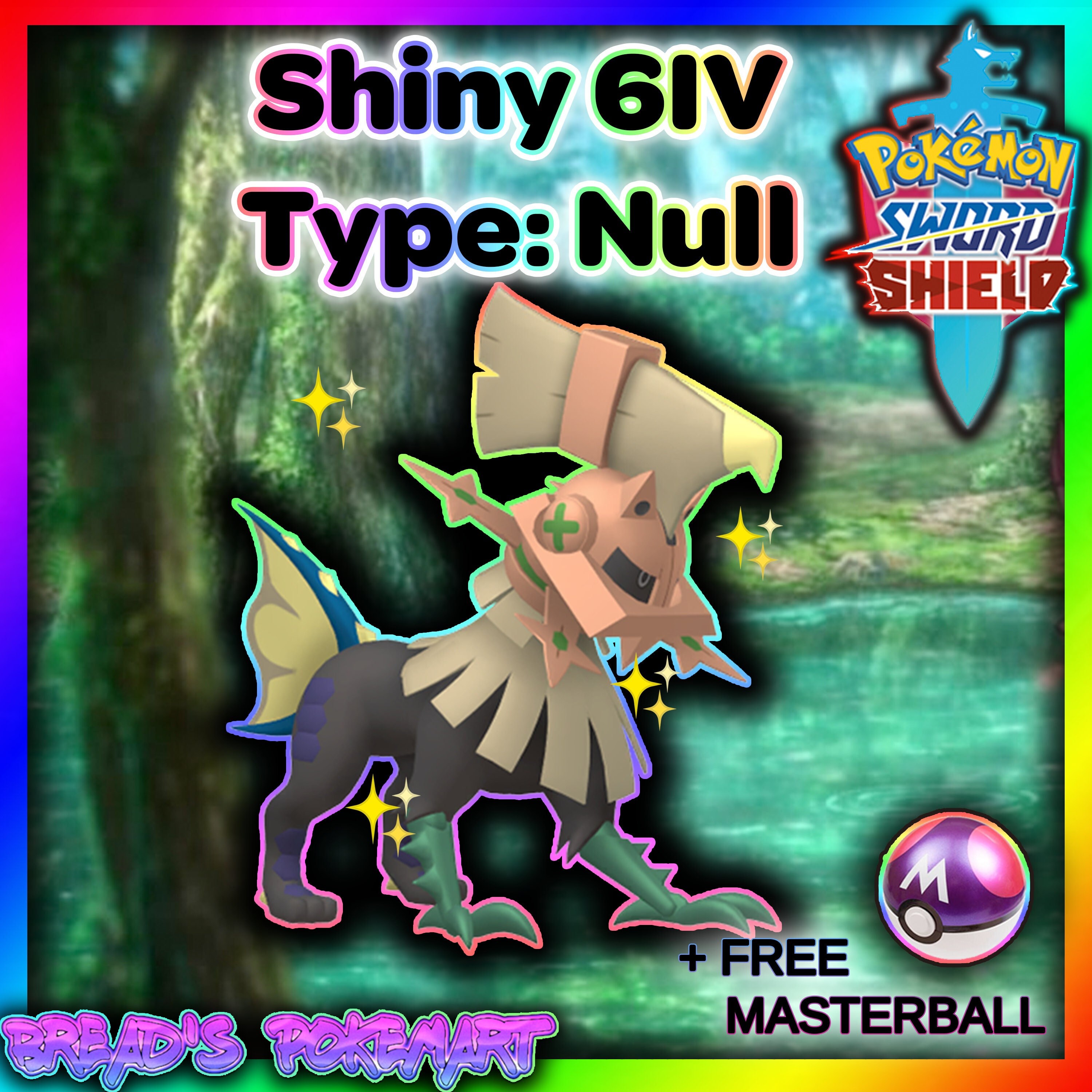 Pokemon Sword and Shield // Ultra Shiny TYPE: NULL 6IV // | Etsy