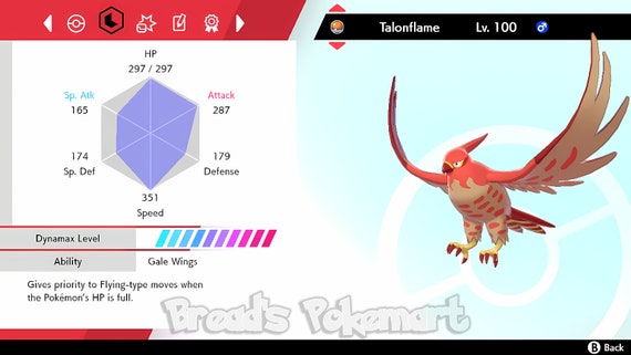 Pokemon Talonflame Shiny