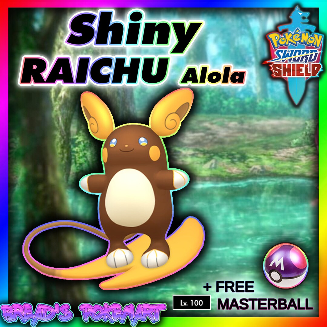 Pokemon Sword and Shield // RAICHU Ultra SHINY 6IV Pokemon // - Etsy