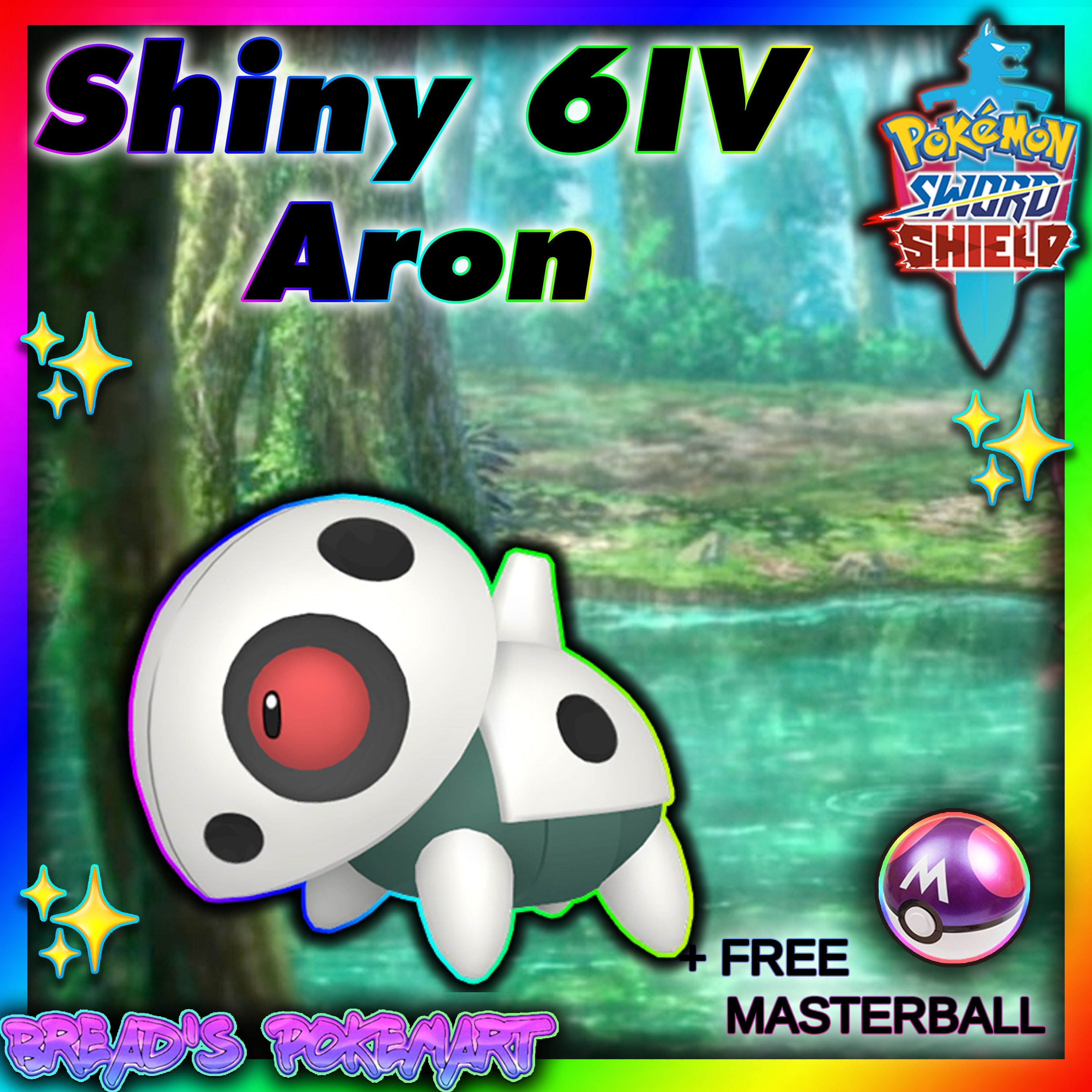 Shiny Aron Pokemon