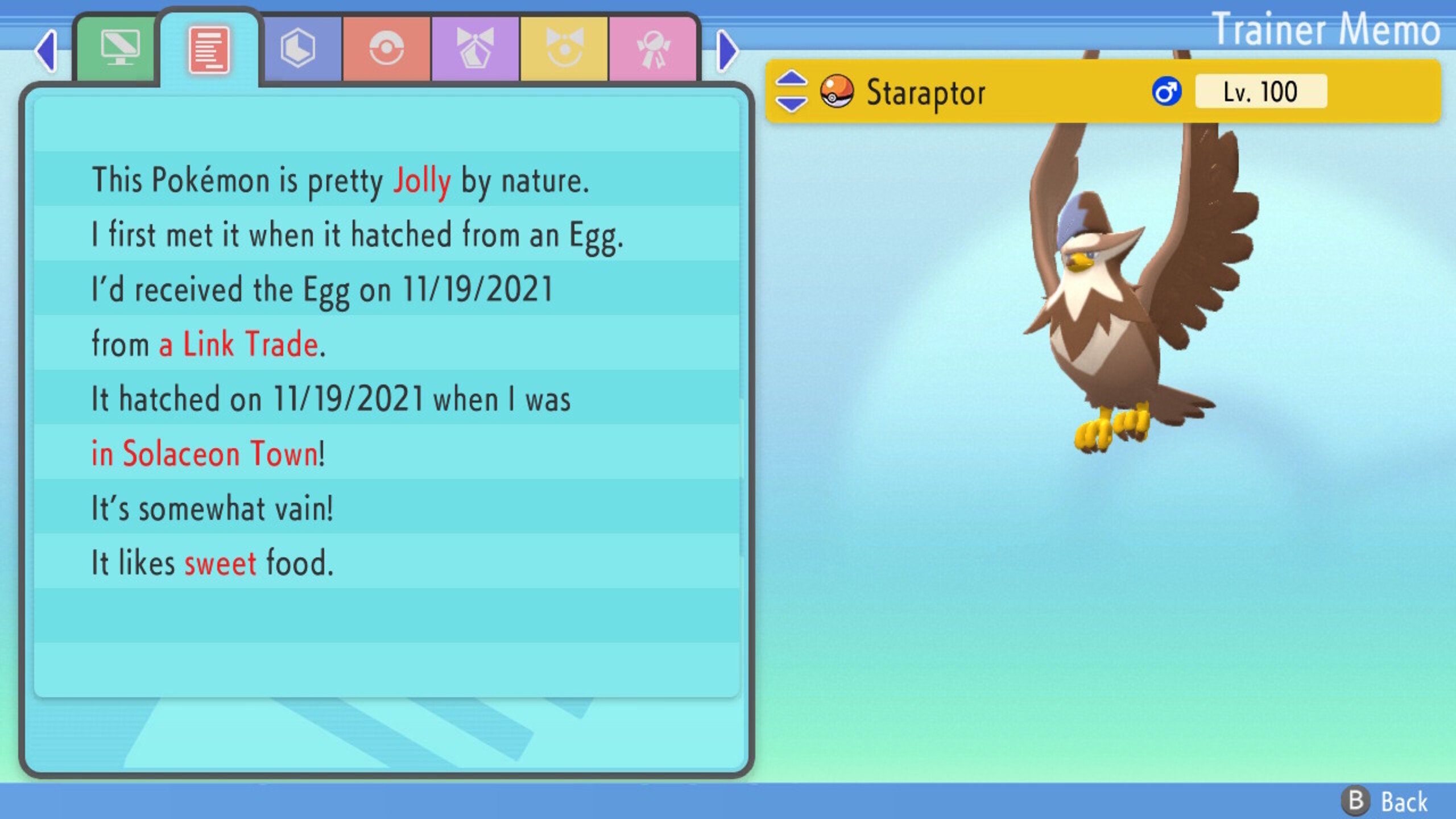 Shiny Starly Evolution