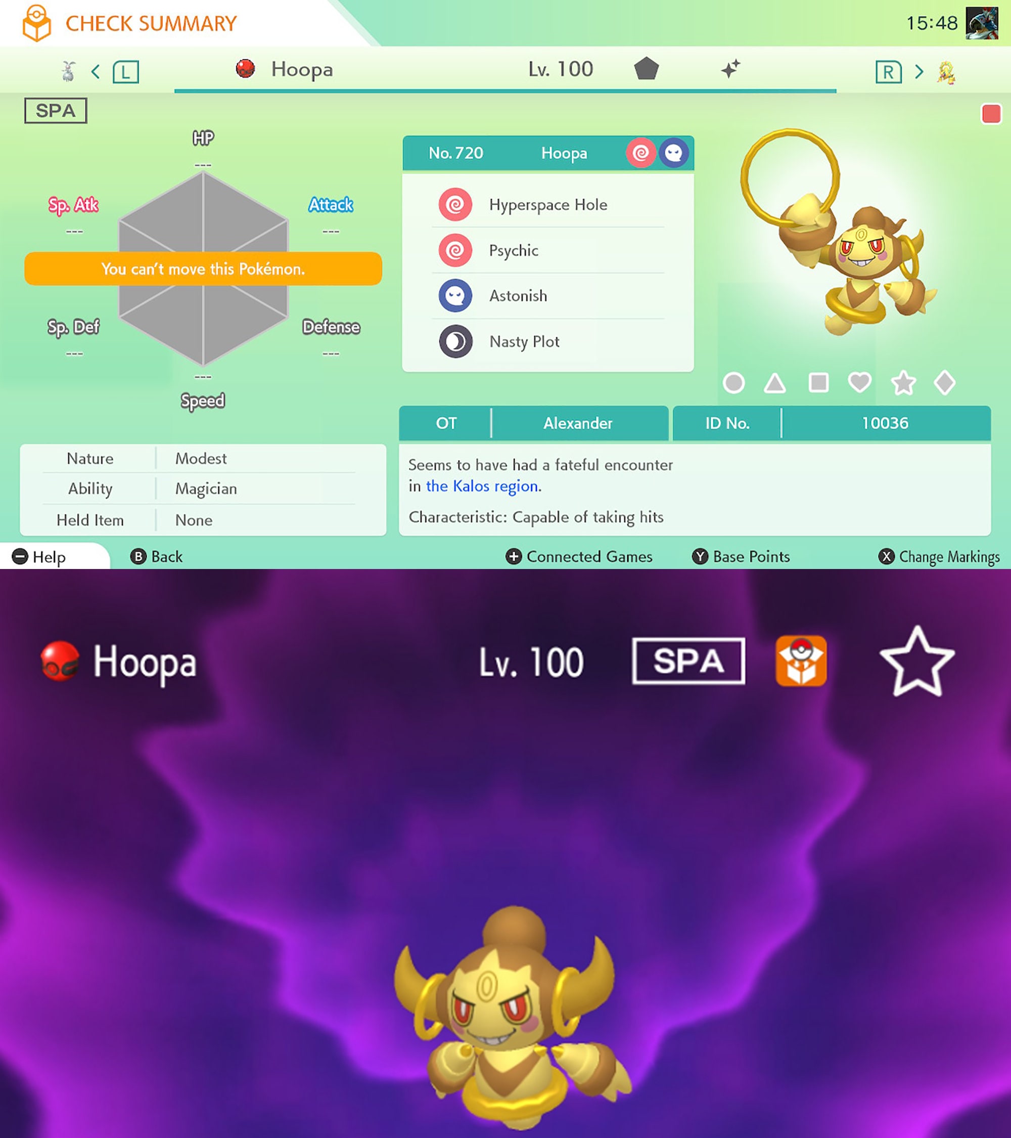 Shiny Hoopa Pokemon