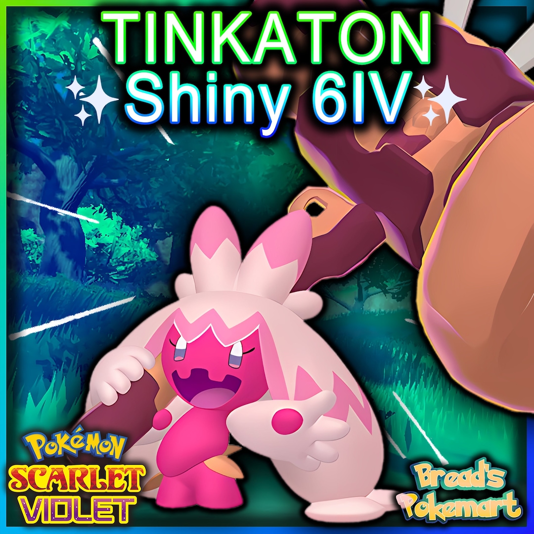 Pokemon Scarlet and Violet TINKATON Shiny 6IV / Competitive - Etsy